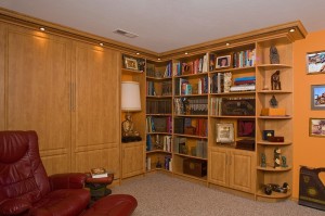 Custom_Home_Library | Cabinet Systems
